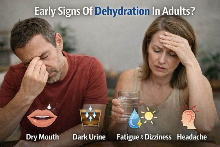 Early Signs Of Dehydration In Adults? - Sahara West