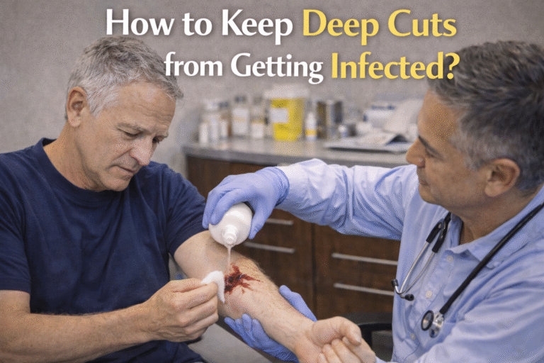 How to Keep Deep Cuts from Getting Infected? - Sahara West